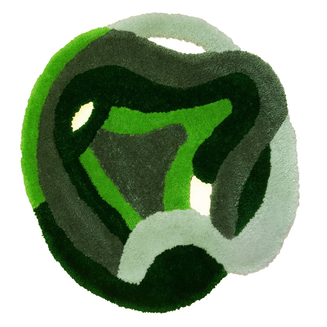 Celtic Knot Circular Cutout Handmade Rug - Etsy