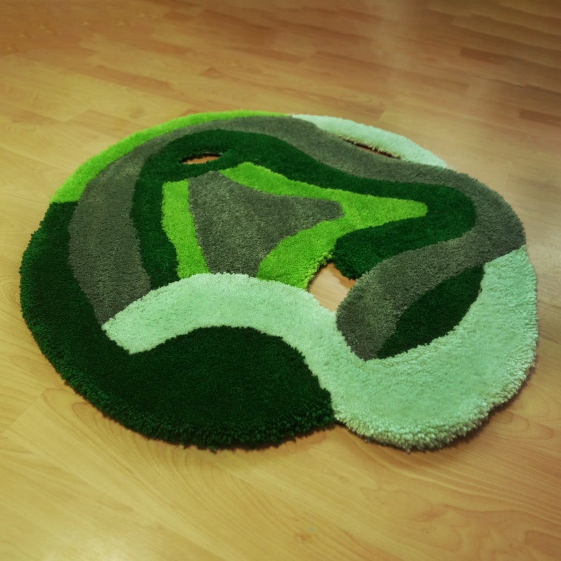 Celtic Knot Circular Cutout Handmade Rug - Etsy