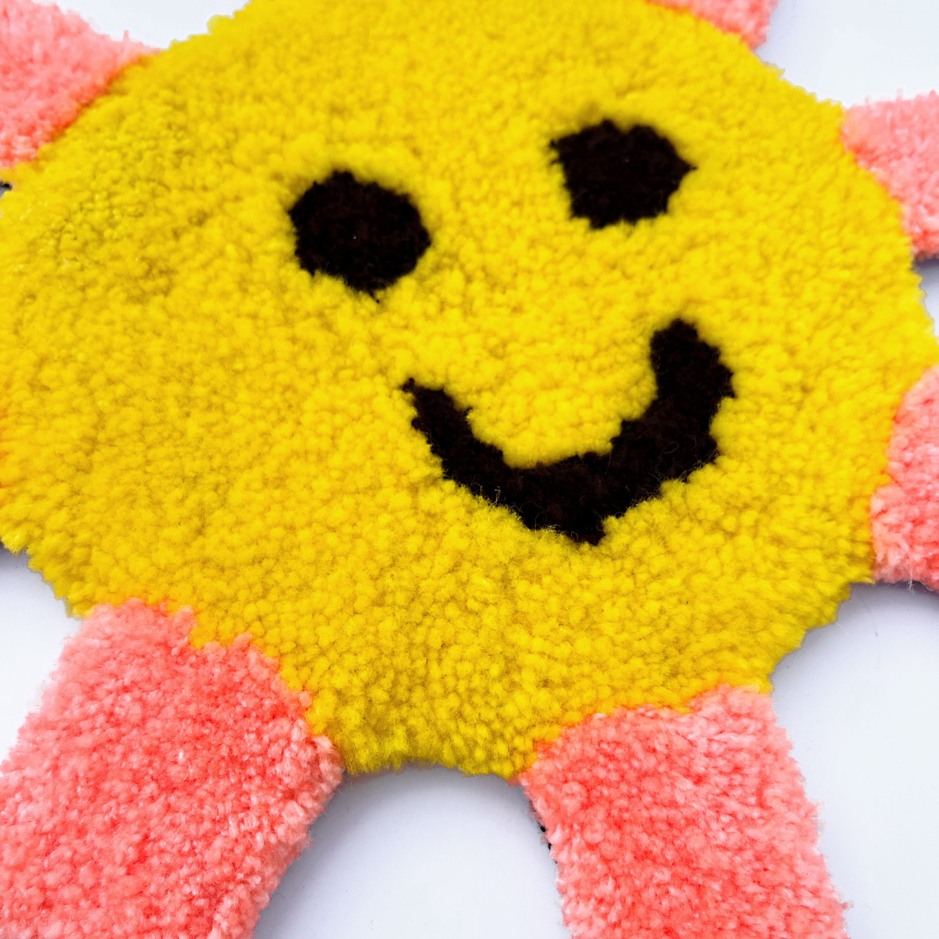 Tufted Smiling Sun and Moon-set - Etsy