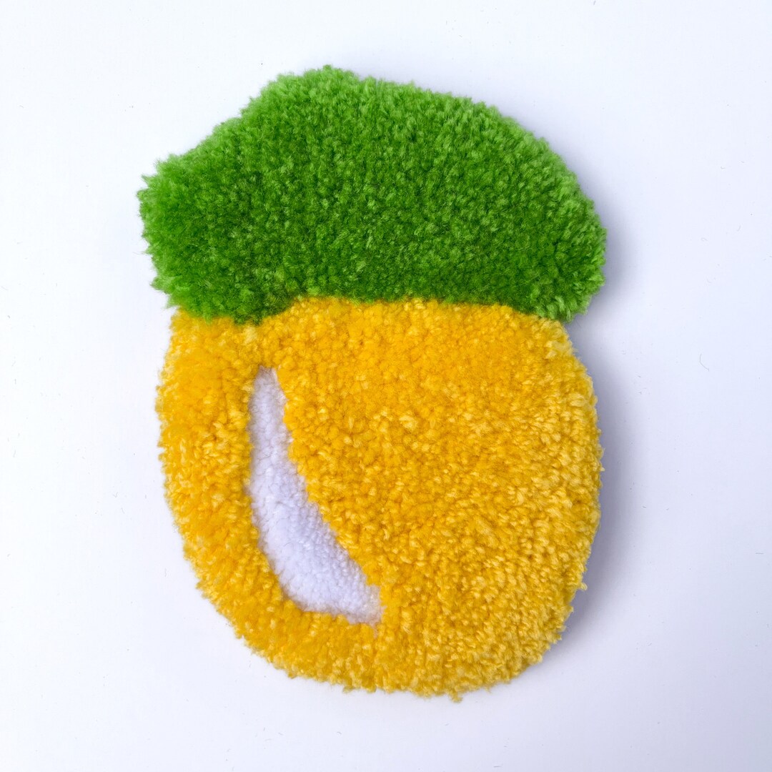 Tufted Lemon Wall Art - Etsy