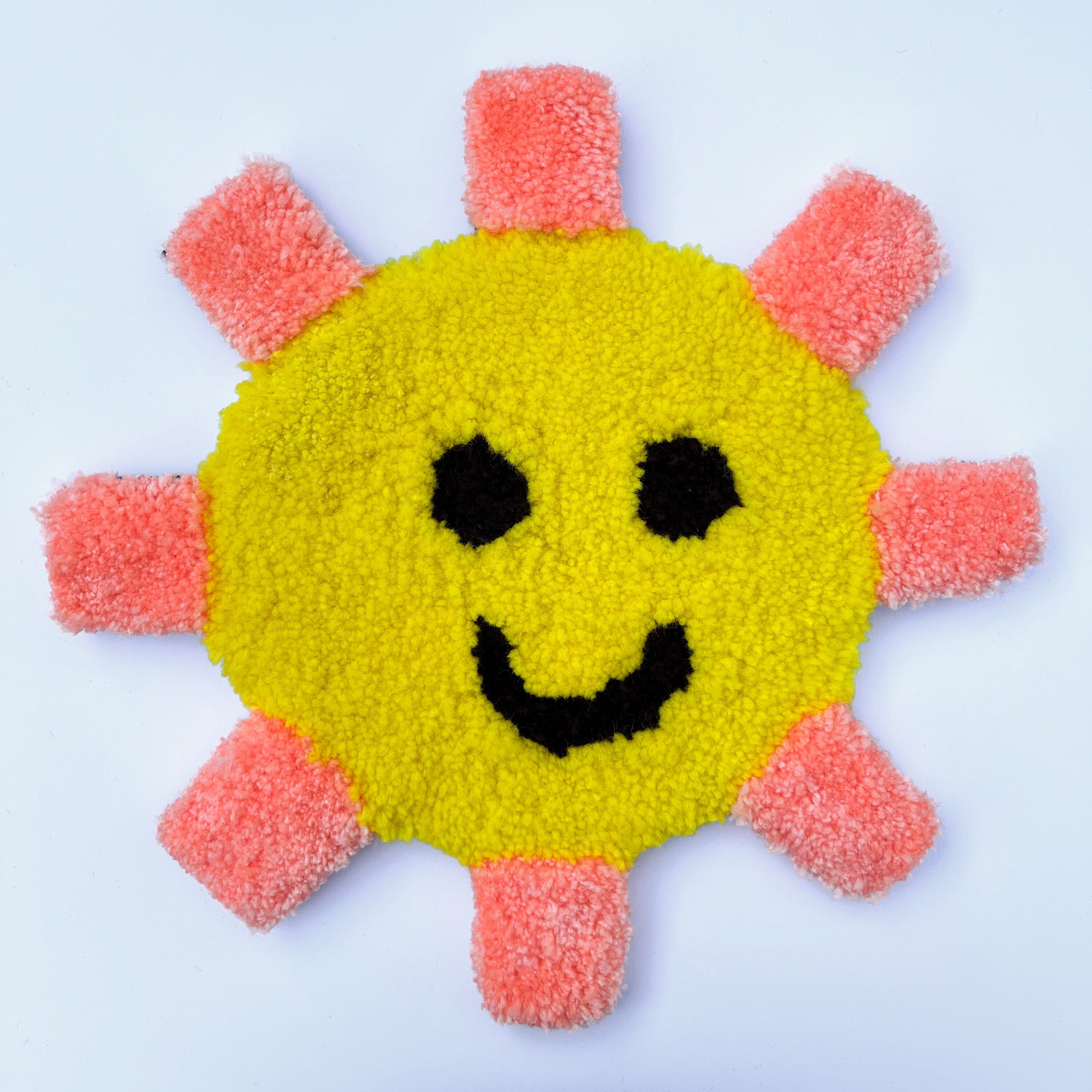 Tufted Smiling Sun and Moon-set - Etsy