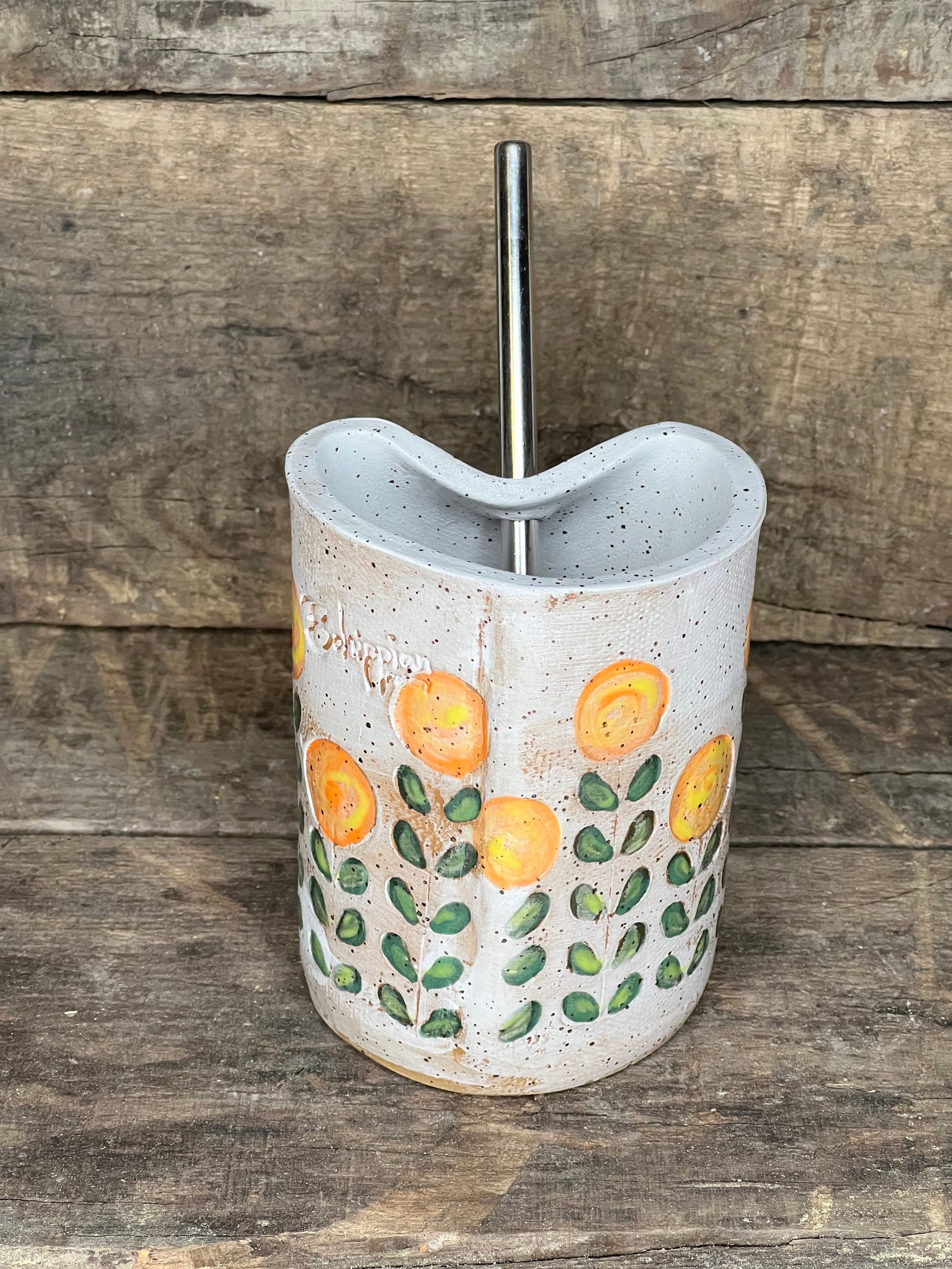 Tumbler Sipper Travel Mug Ceramic Mug Pottery Wheel Handmade Clay ...