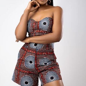 African Print Subira Set - Etsy