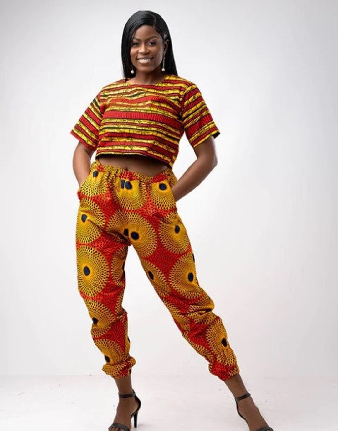 African Print Adeola Set - Etsy