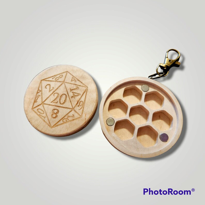 Mini Dice Puck Keychain - Etsy