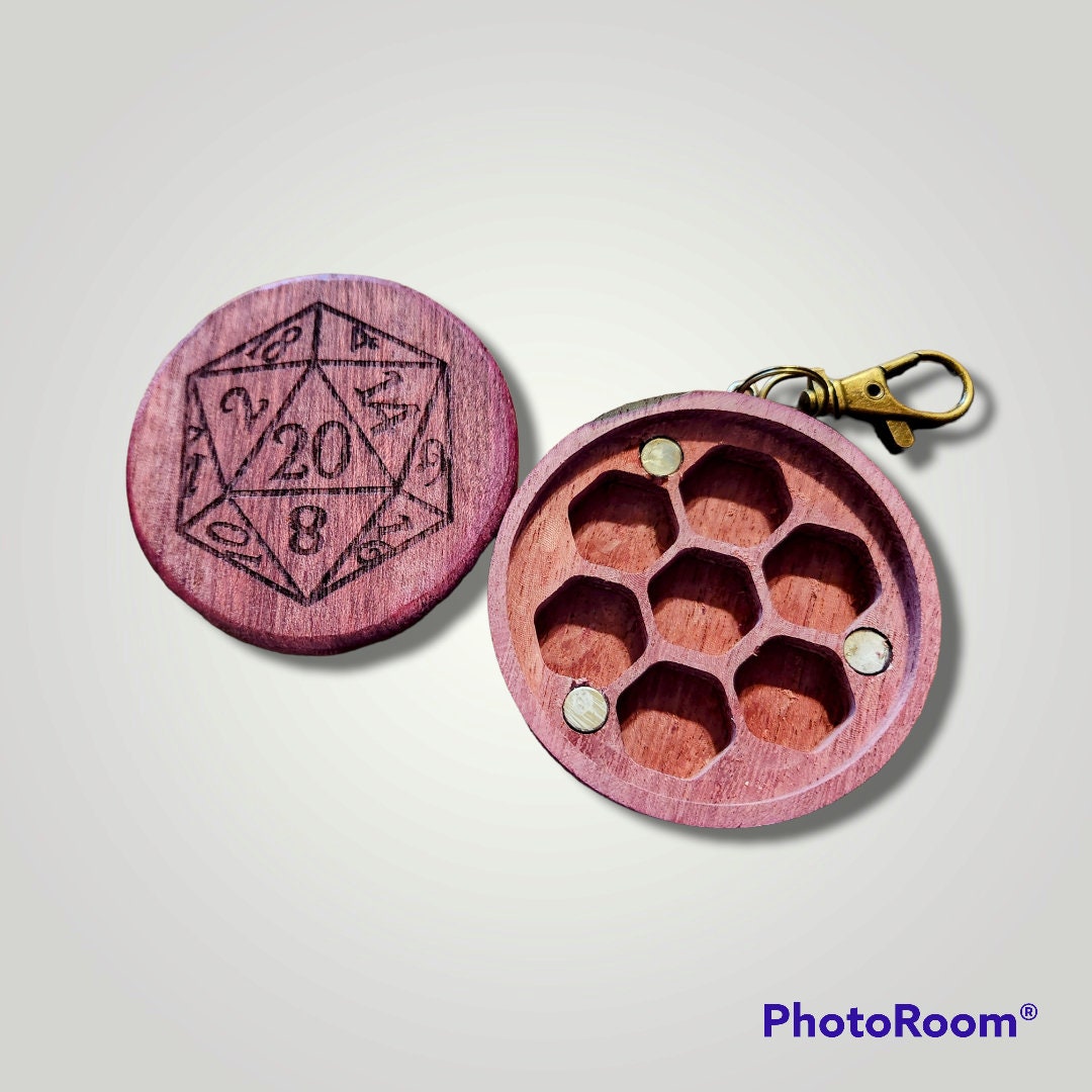 Mini Dice Puck Keychain - Etsy
