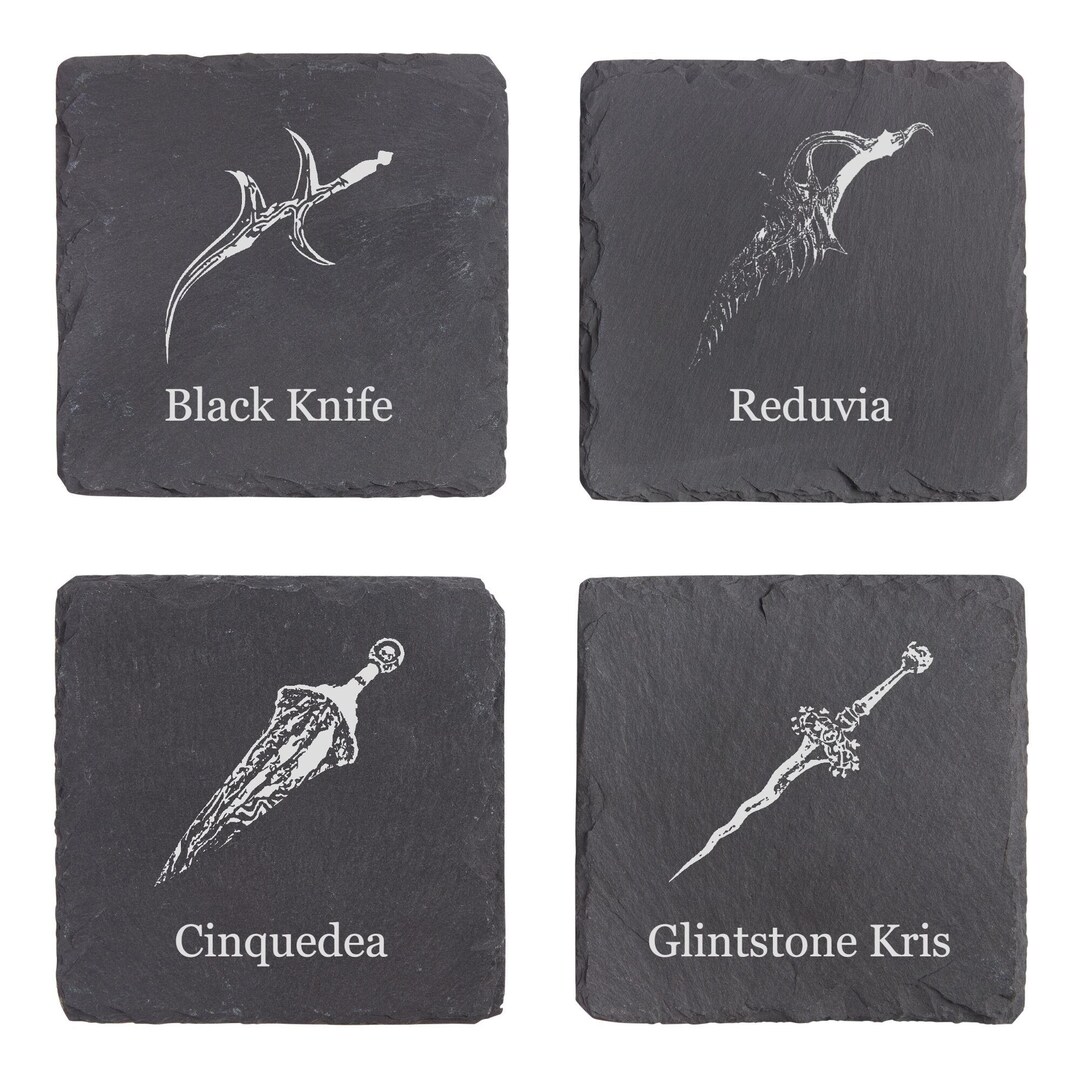 Elden Ring Inspired Daggers 4 Coaster Set - Etsy