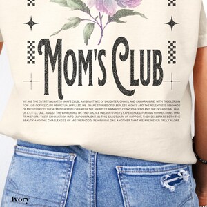 Overstimulated Moms Club Comfort Colors Shirt, Gift for Mom, Funny ...
