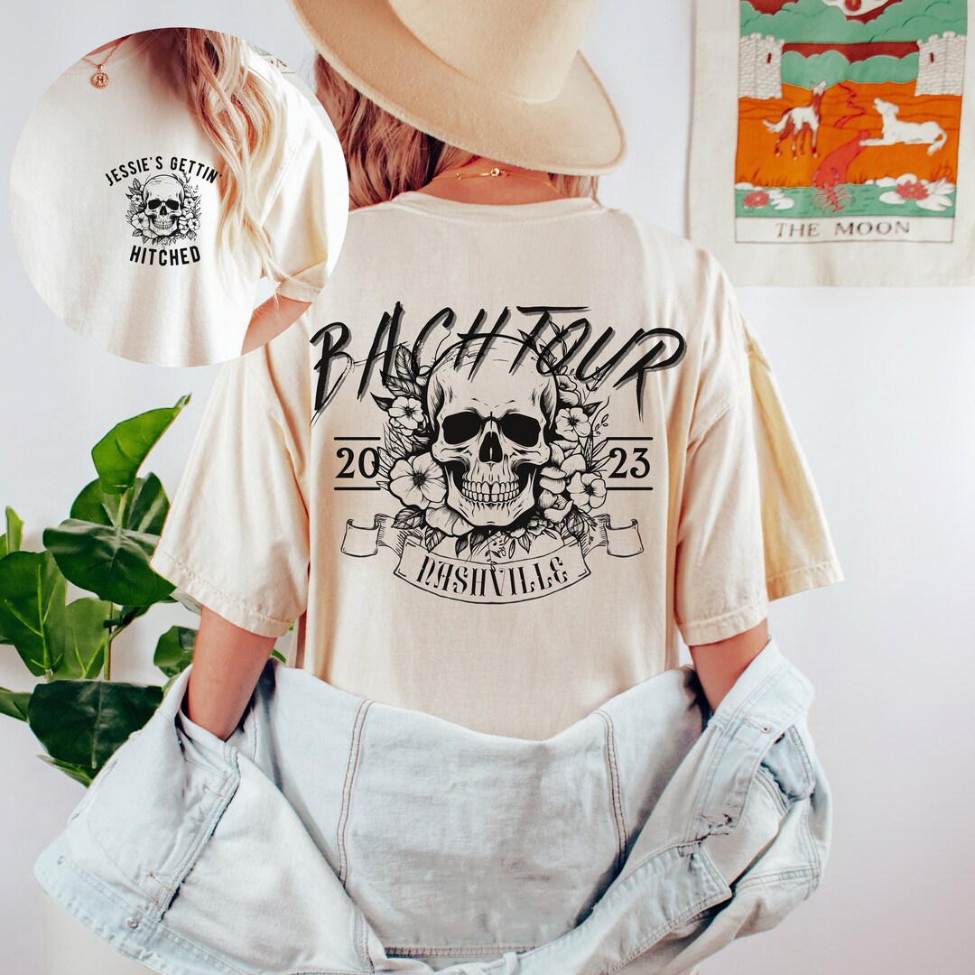 Personalized Bach Tour Shirts, Matching Bachelorette Party, Rock Skull ...