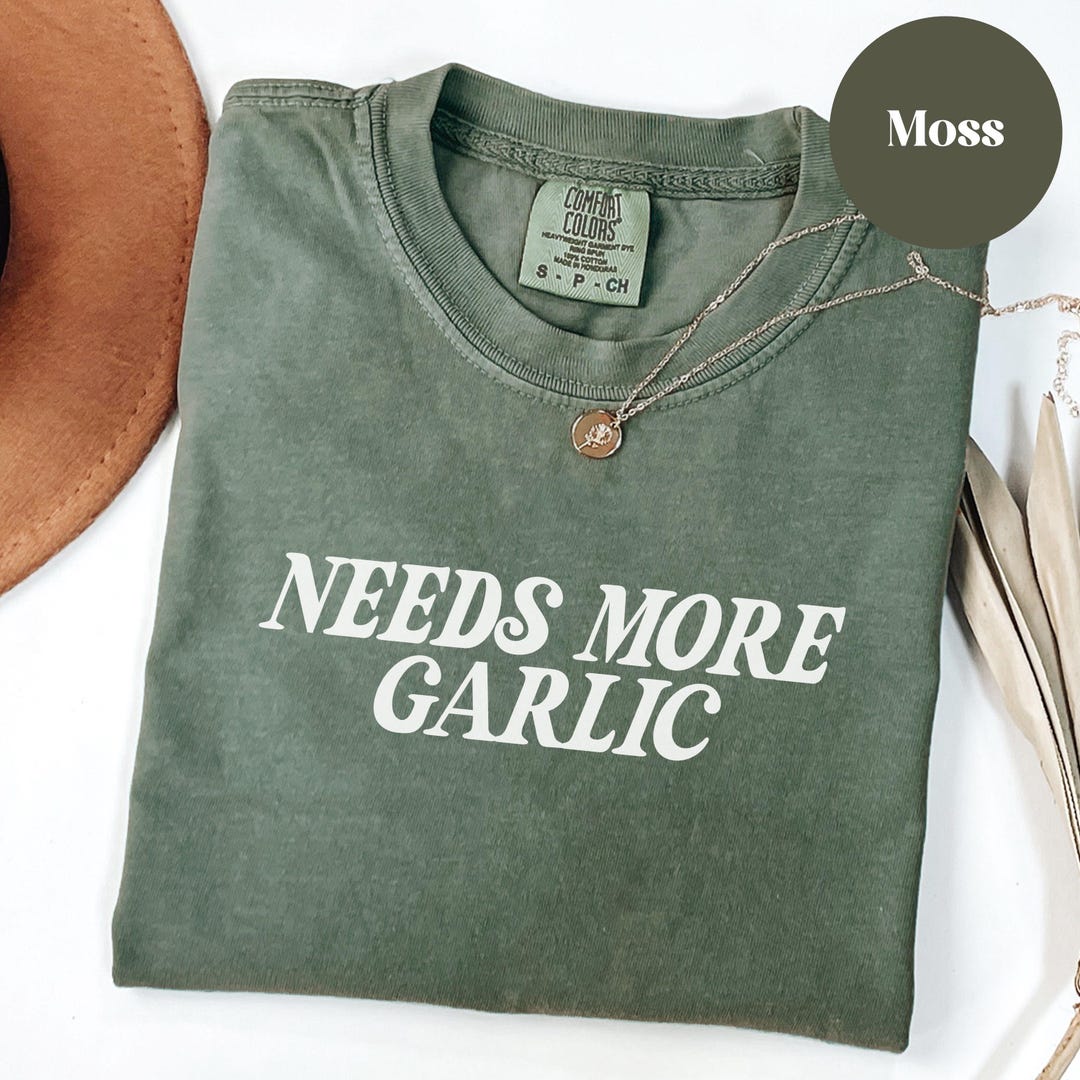 Gift for Chef, Funny Garlic Shirt, Gift for Food Lover, Garlic Festival ...