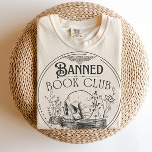Banned Book Club Shirt, With the Banned, Bookish T-shirt, Boho Vintage ...