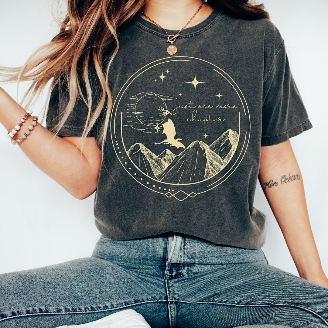 Bookish Shirts, Dragon Celestial Tee, Fantasy Romance Tshirt, Bookish ...