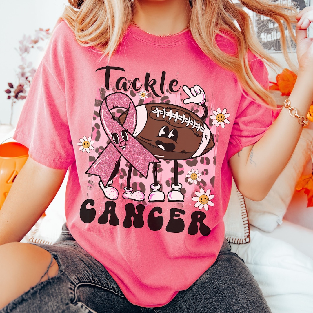 Breast Cancer Awareness Shirt, Tackle Cancer Month, October Pink Tshirt ...