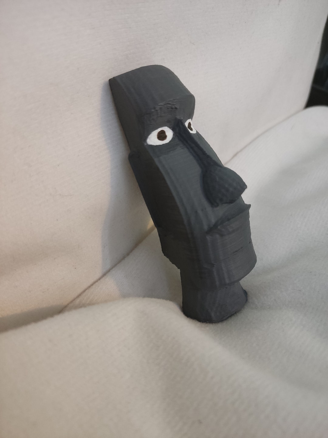 Hand-painted 3D Moai Sculpture - Etsy