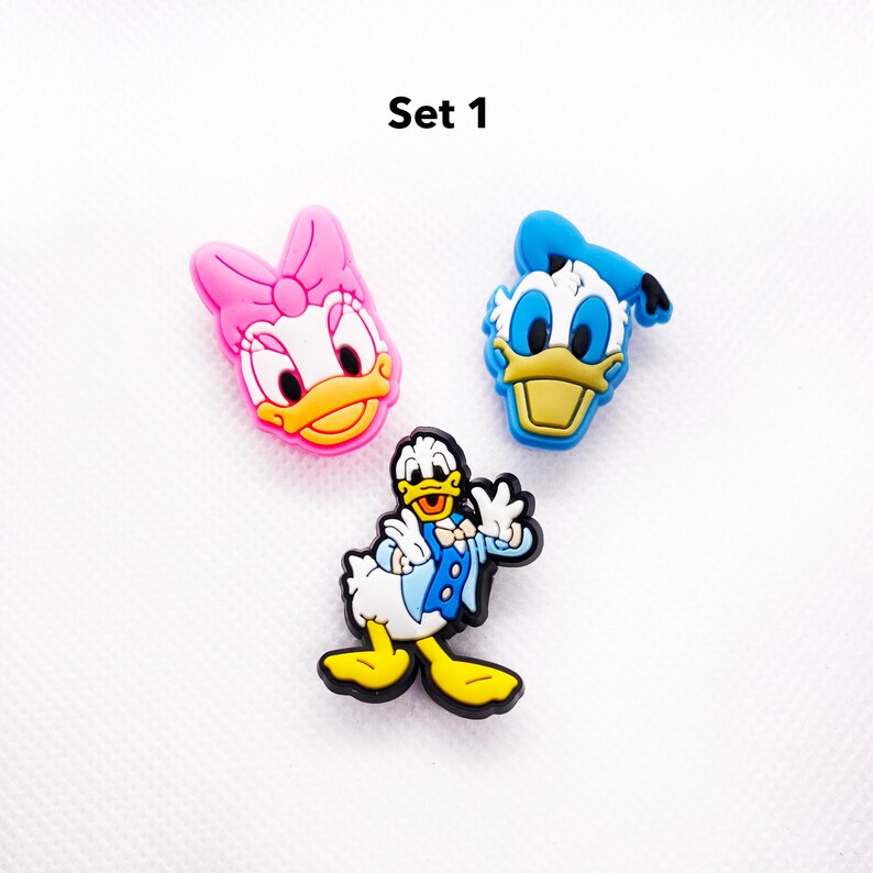 Mickey Mouse Croc Charms Disney Jibbitz for Kids Fun Mickey Shoe Charms ...