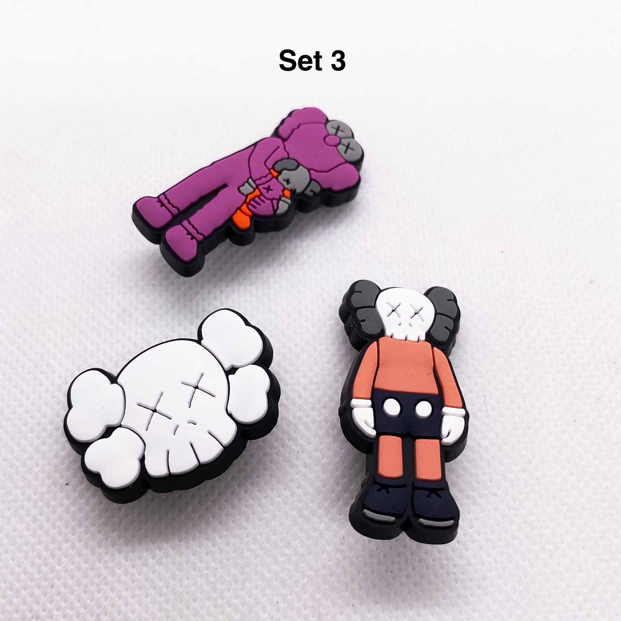 Pare Kaws Croc Charms for Art Fans & Collectors Stylish Jibbitz ...