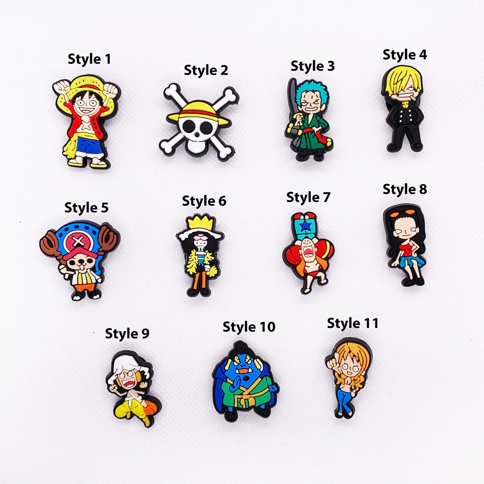 One Piece Anime Croc Charms for Fans & Collectors Perfect Jibbitz ...