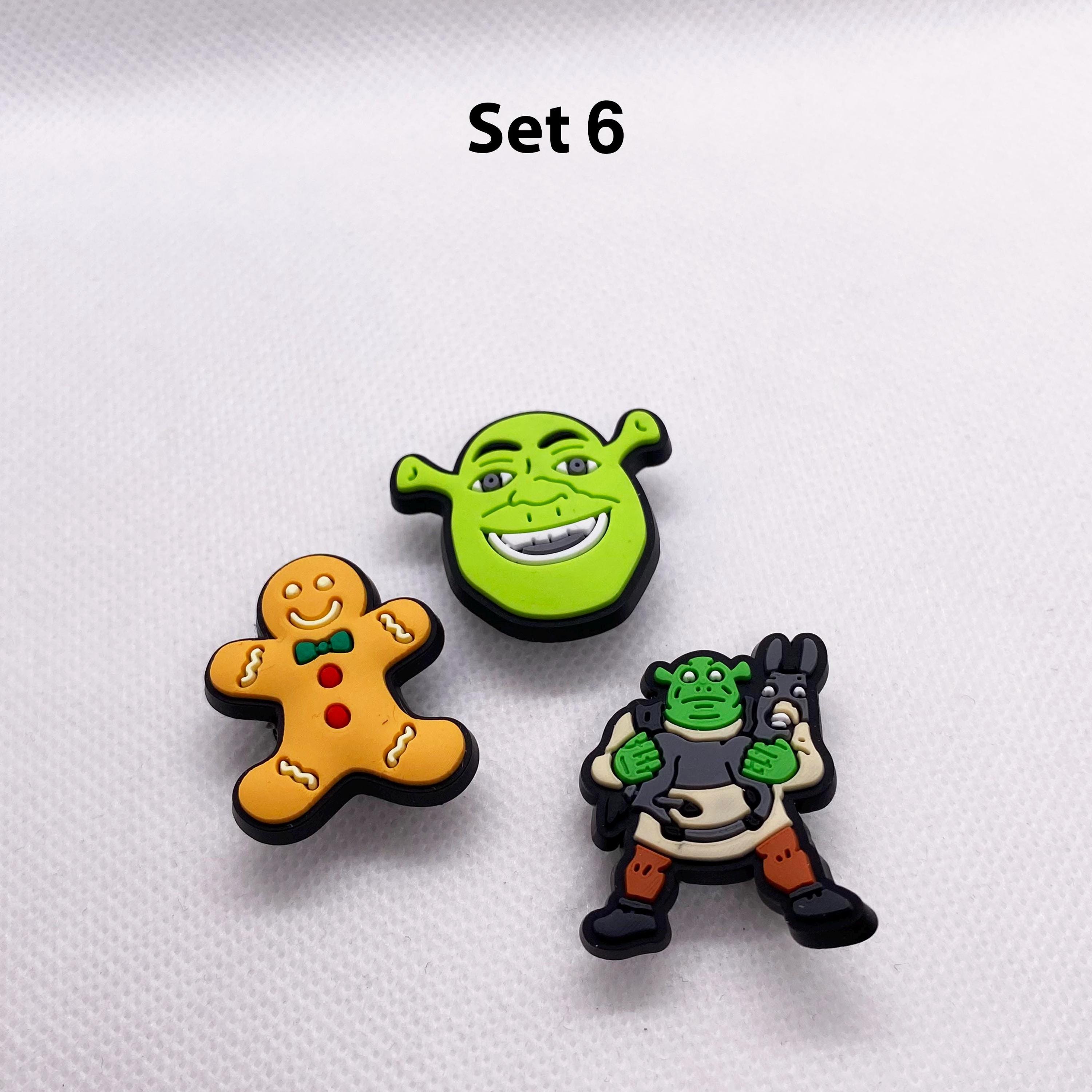 Shrek Croc Charms Movie-themed Shrek Jibbitz for Crocs Fun Fairy Tale ...