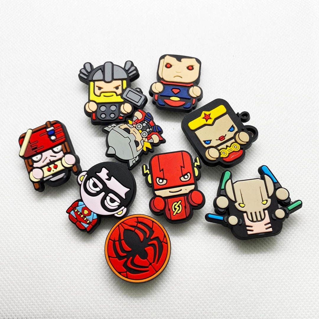 Superhero Croc Charms Marvel, Disney Heroes, and Iconic Characters Like ...