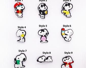 Snoopy Cartoon Croc Charms for Peanuts Fans & Kids Adorable Jibbitz ...