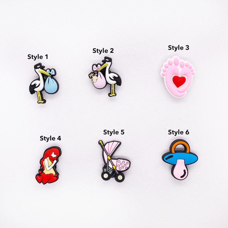 Newborn Baby Croc Charms, Kids Birth Jibbitz for Parents. Adorable Baby ...