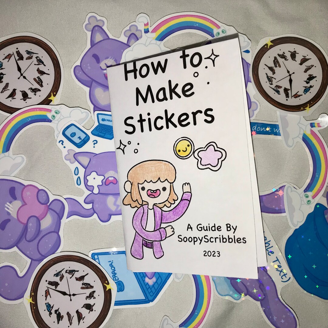 How to Make Stickers - A Mini Zine - Etsy