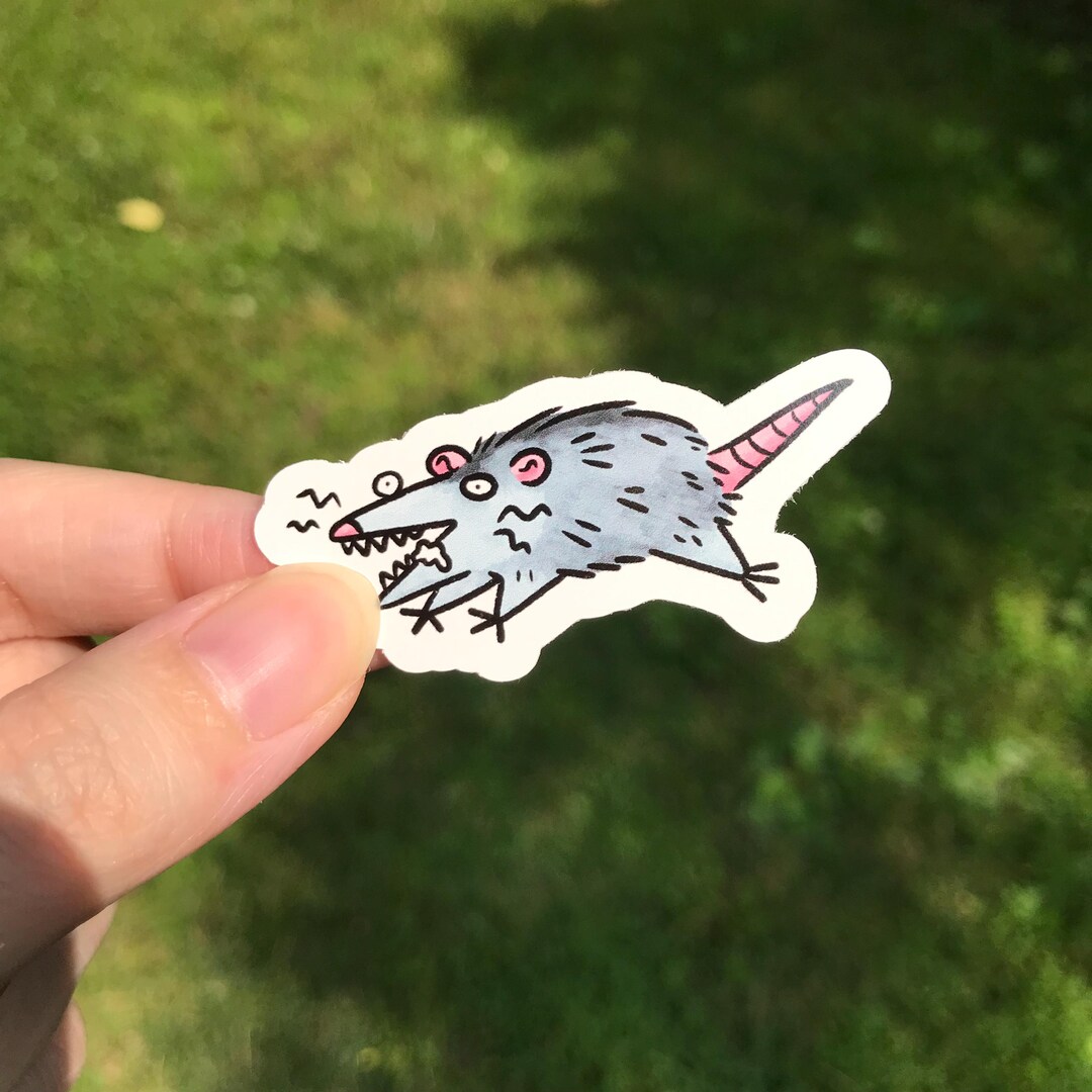 Icky Opossum Sticker - Etsy