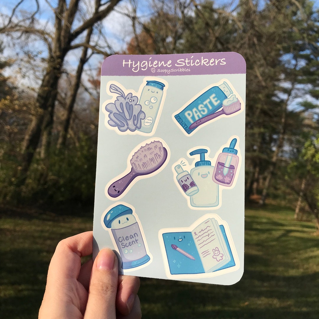 Hygiene Themed Sticker Sheet - Etsy