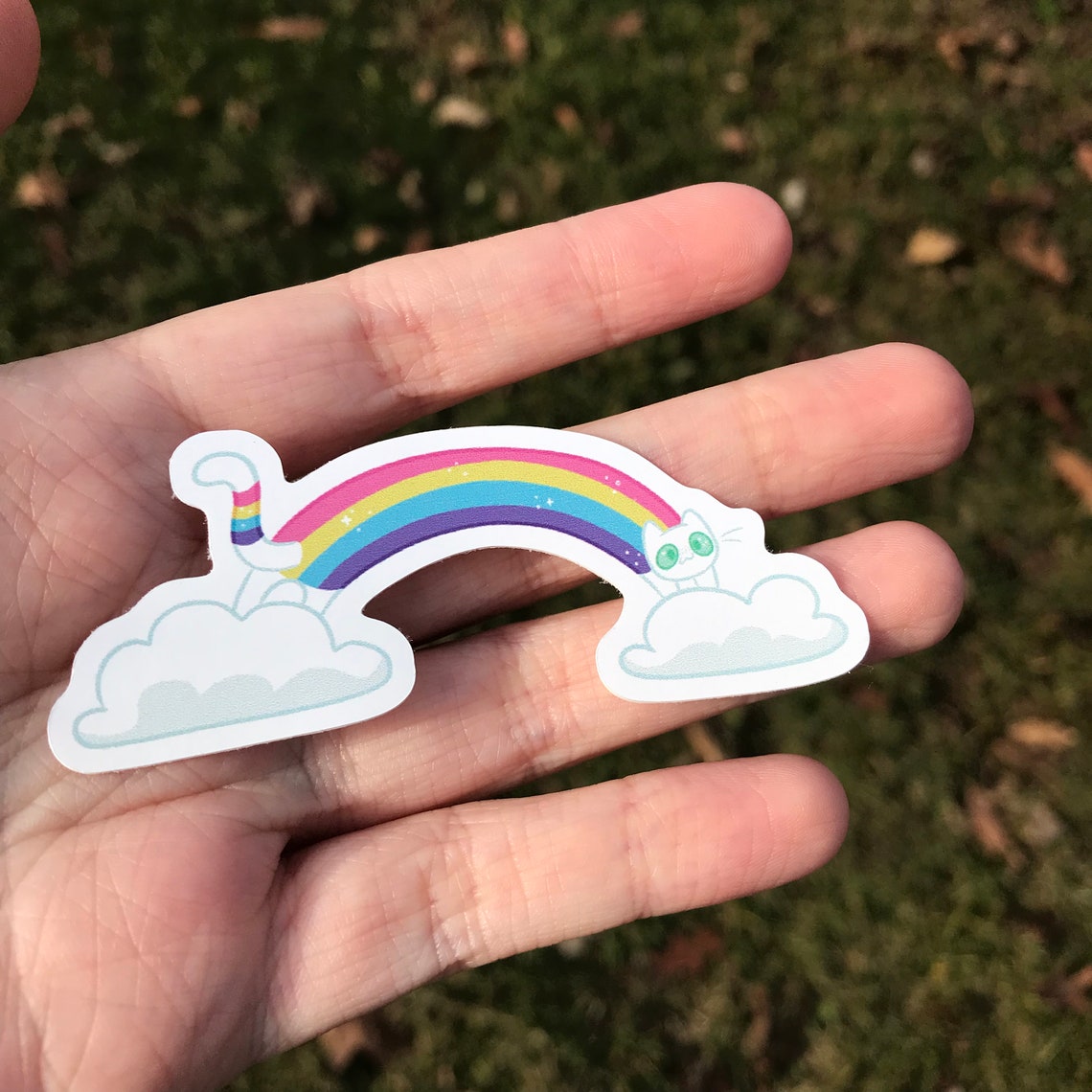 Rainbow Comet Sticker - Etsy