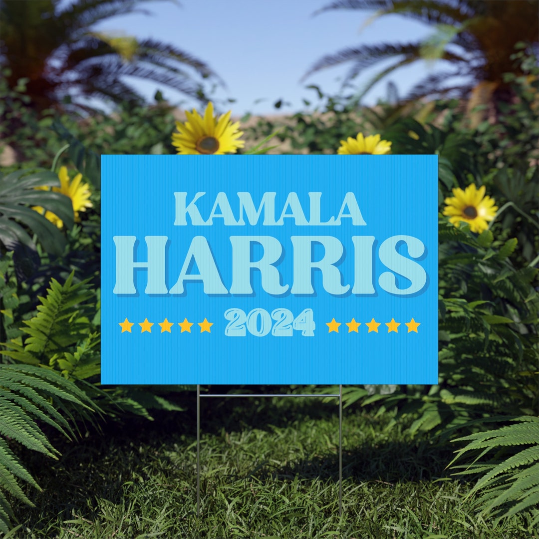 Kamala Harris President Election Lawn Sign Kamala Harris Election Day ...