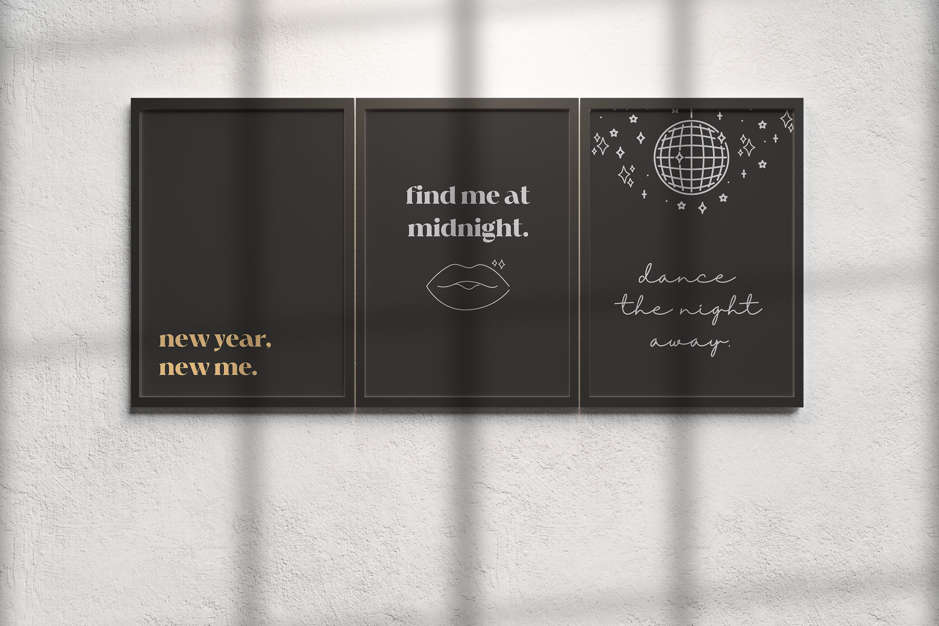 New Years Eve Decorations | 10 Printables | 2023 New Years Prints | New ...