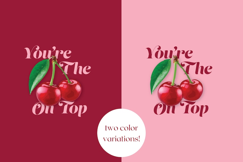You're the Cherry on Top Print | Trendy Retro Cherry Print | Digital ...