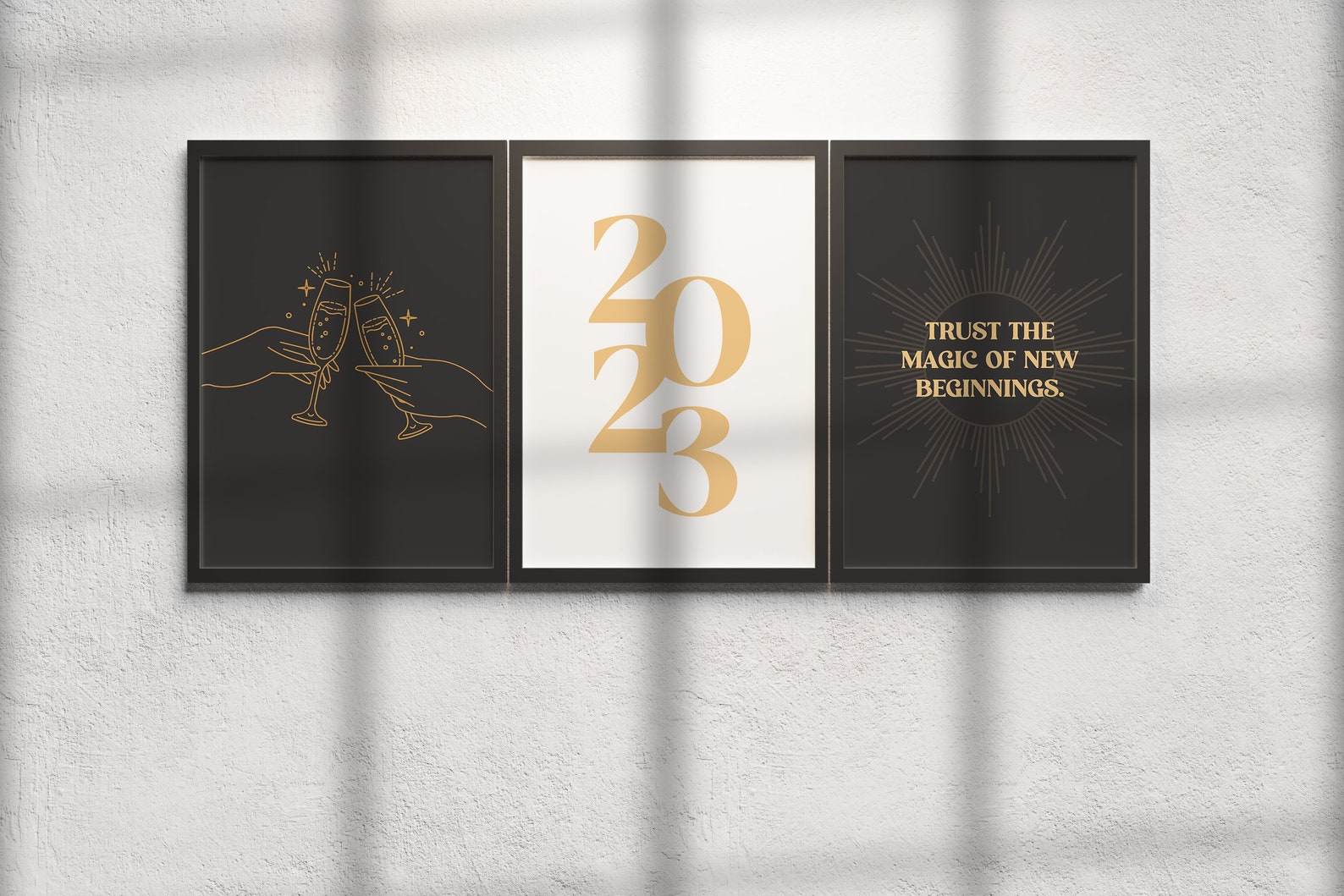 New Years Eve Decorations | 10 Printables | 2023 New Years Prints | New ...