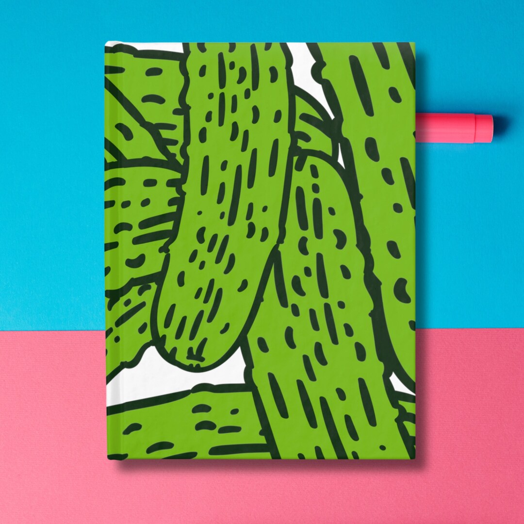 Pickle Journal Funny Pickle Bound Notebook Gift for Writer Pickle Lover ...
