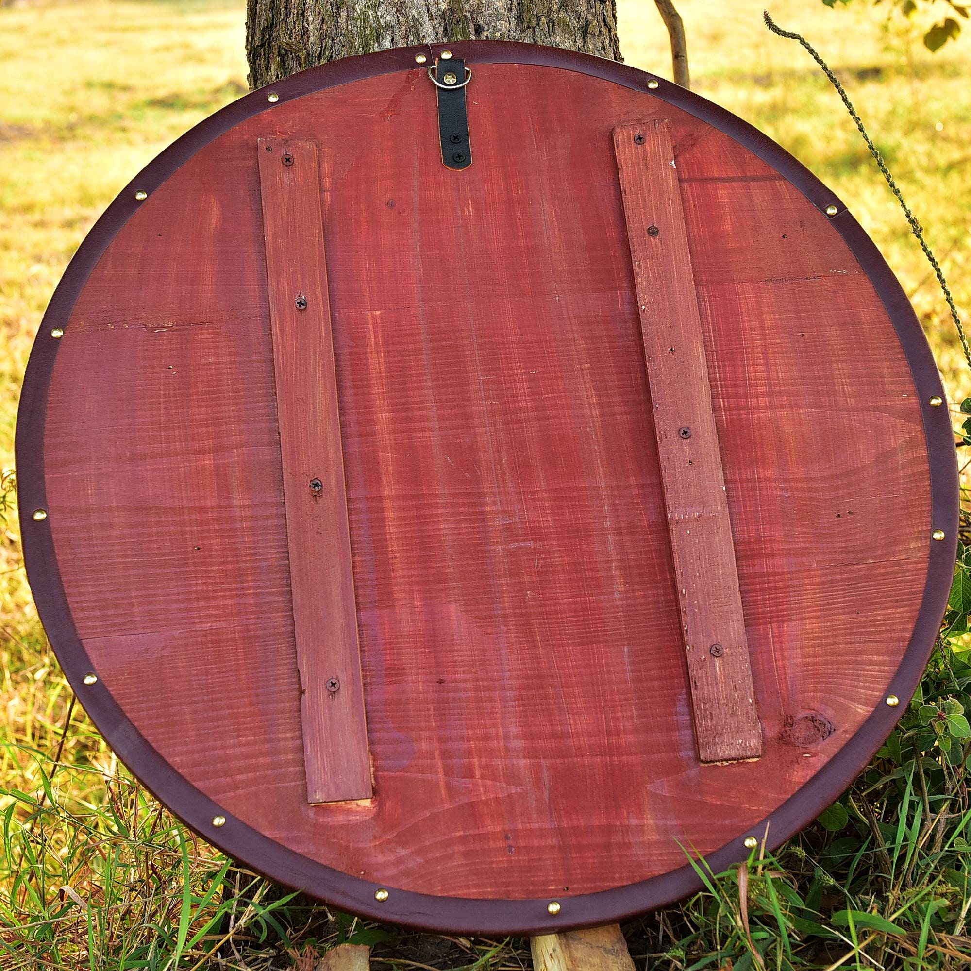 Handmade Medieval Viking Shield, Fenrir Wood Carved Viking Gifts, Viking Wall Decor, Battle ...