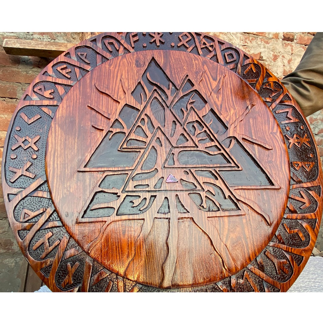 Tree of Life Shieldviking Shield Valknut Shields Norse - Etsy