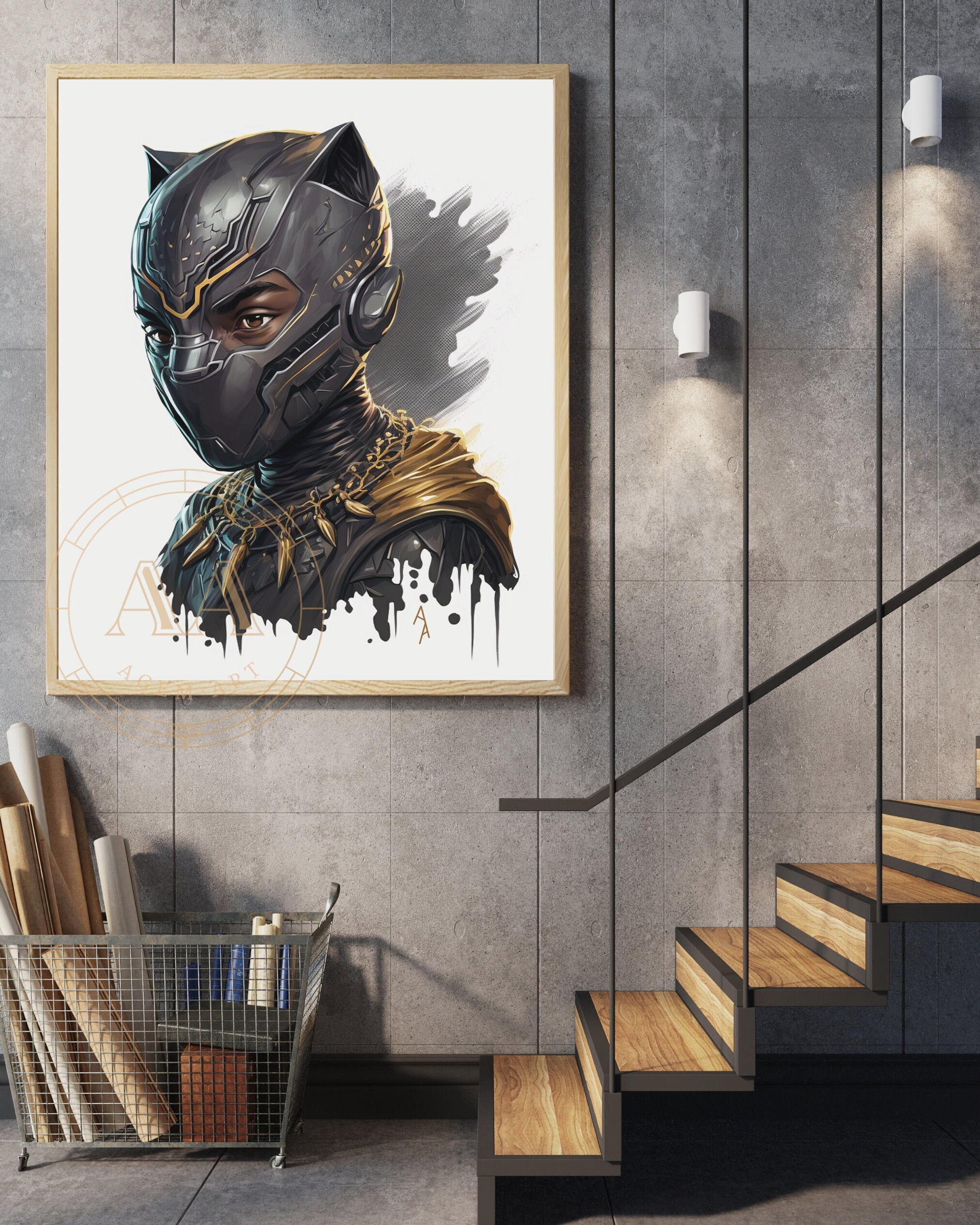 Black Panther 2 INSTANT DOWNLOAD Digital Print Black - Etsy