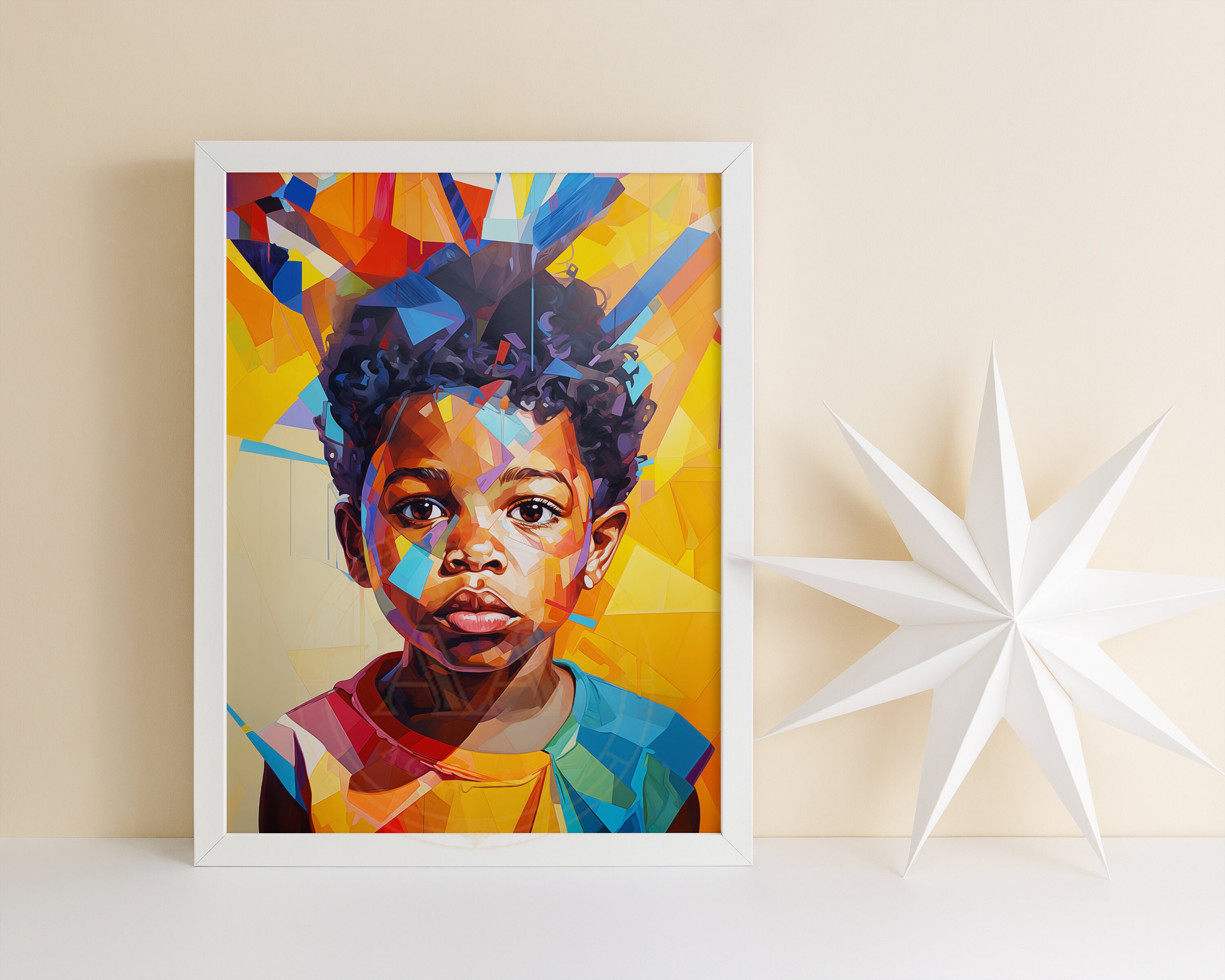Micah Black Boy Color | INSTANT DOWNLOAD | Black Art | African American ...