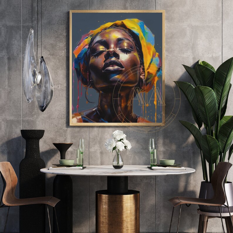 Painted Beauty Tina INSTANT DOWNLOAD Black Art Beautiful African ...