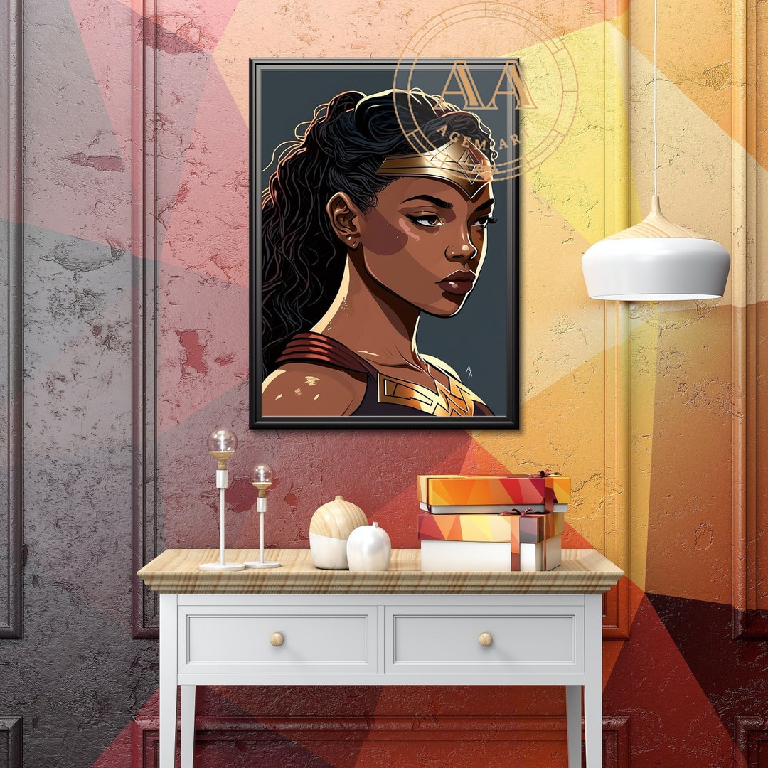 Black Girl Amazonian | INSTANT DOWNLOAD | Digital Print| Black ...