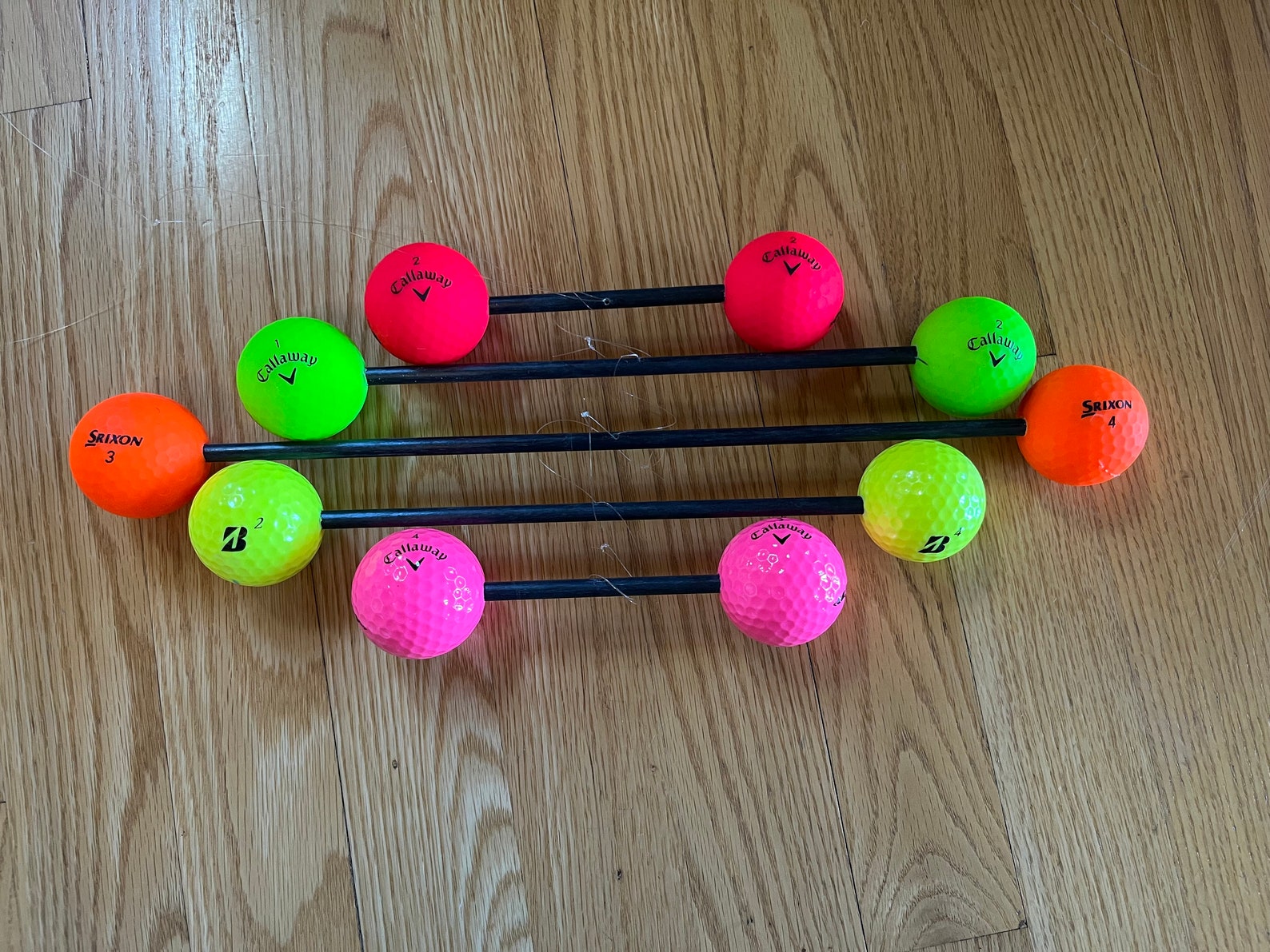 Golf Ball Kinetic Mobile, Colorful Golf Mobile, Golf Gift, Golf Lover ...
