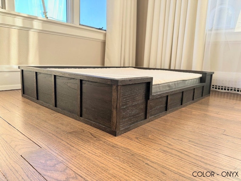 Handcrafted Solid Oak Dog Bed - Craftsman Style - Etsy