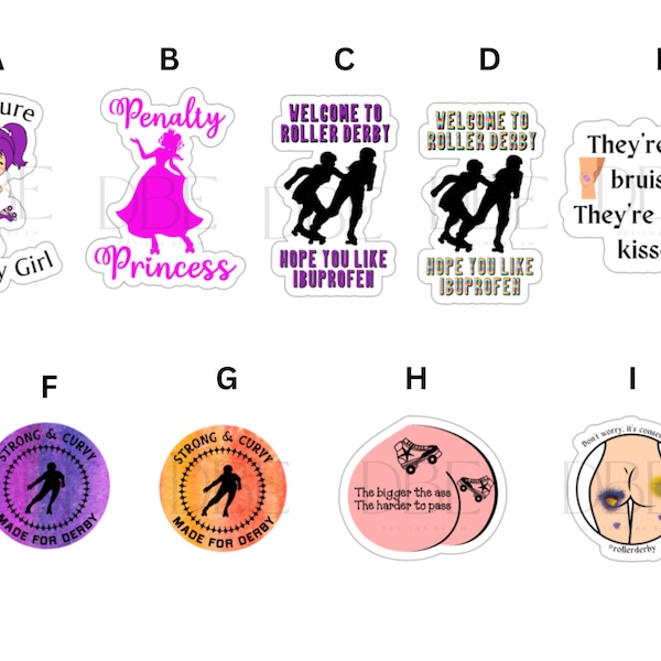 Roller Derby Sticker - Etsy