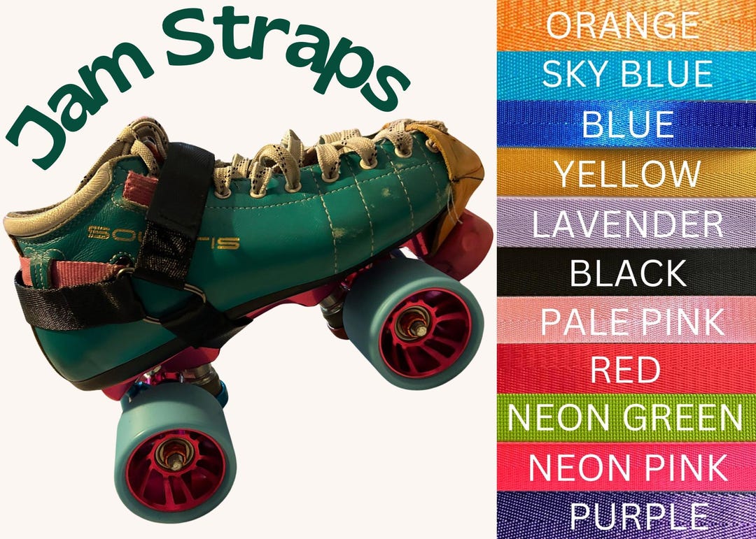 Roller Derby Jam Straps/skate Straps - Color Choices Shown or Customize ...