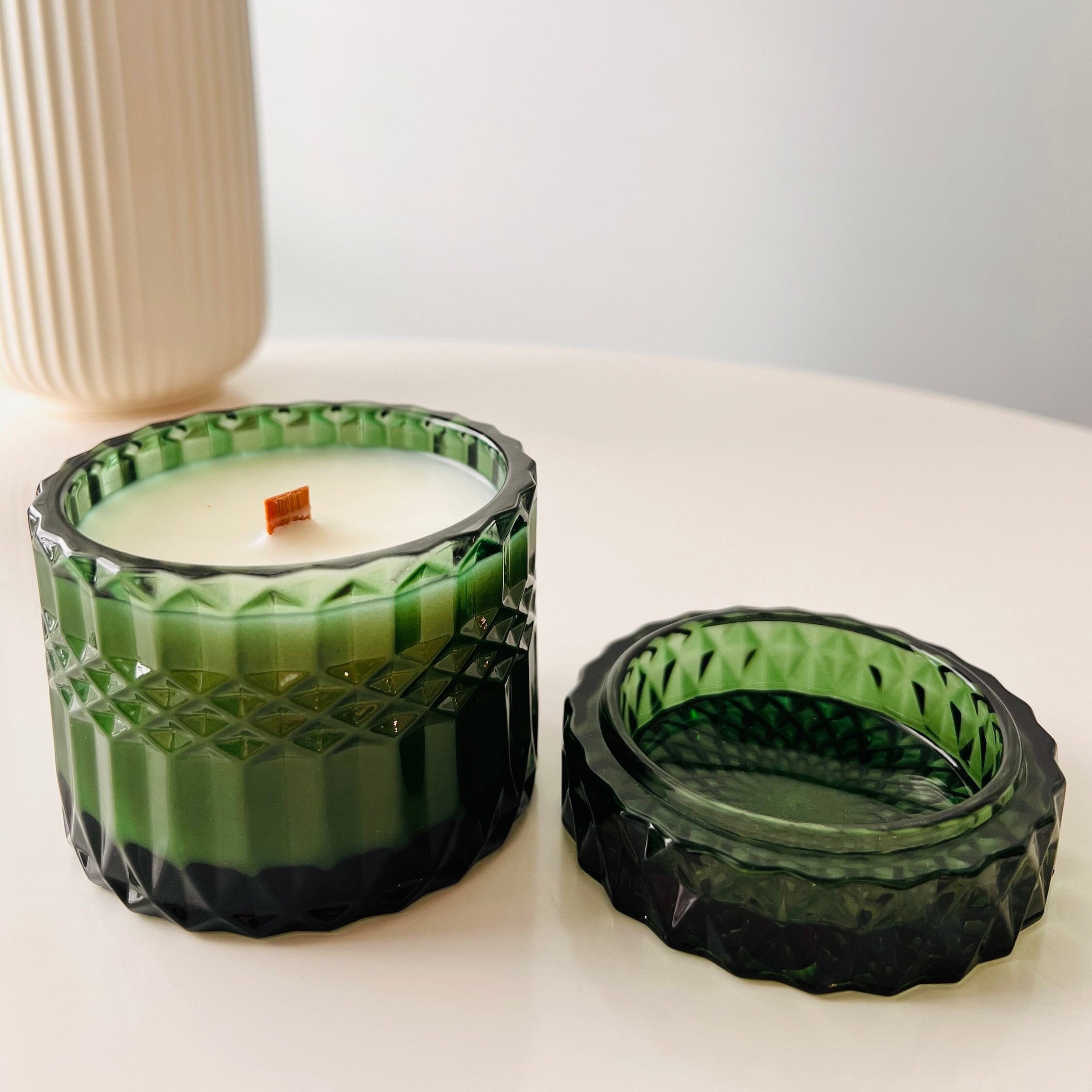 Translucent Champagne Deluxe Satin Soy Wax Candle - Etsy