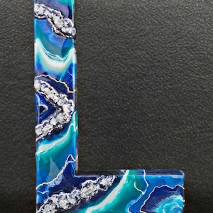 Personalized Resin Art Letters 8" or 16" Tall - Geode Resin - Gift for ...
