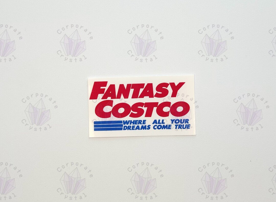 Fantasy Costco TAZ Sticker, Funny Laptop & Phone Decal Notebook Decor ...