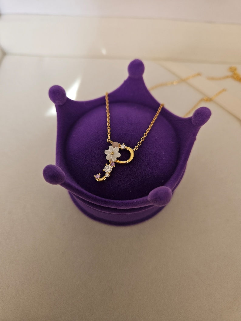 Gold Flower Initial Necklace • Floral Letter Pendant Necklace • Gold ...