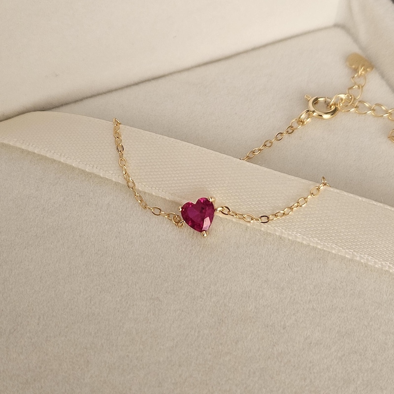 Ruby Bracelet - Etsy