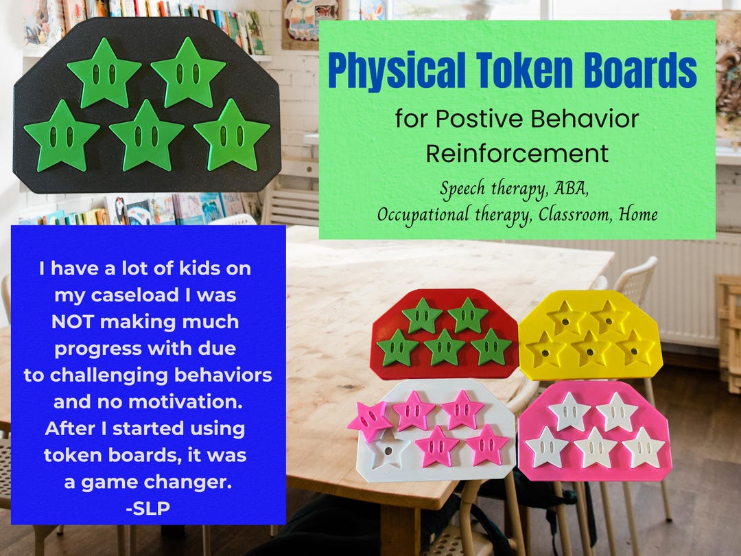 Autism and ADHD Behavior Management Token System - Etsy